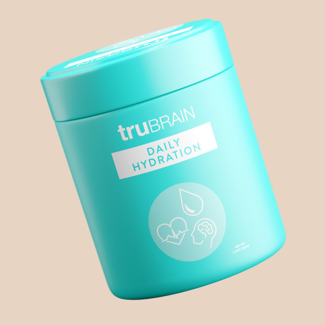 Daily Hydration: Hydration Multiplier Electrolyte Powder by TruBrain